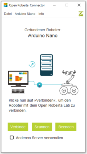 OpenRoberta Connector - funduino-cube.de